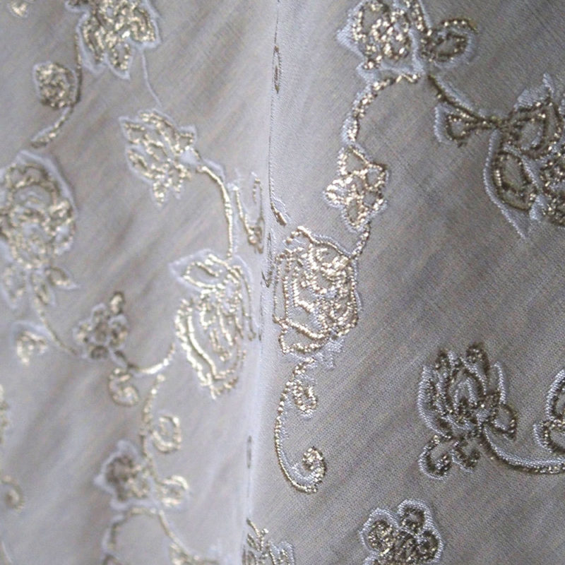 White bridal brocade fabric | Bodikian Textiles