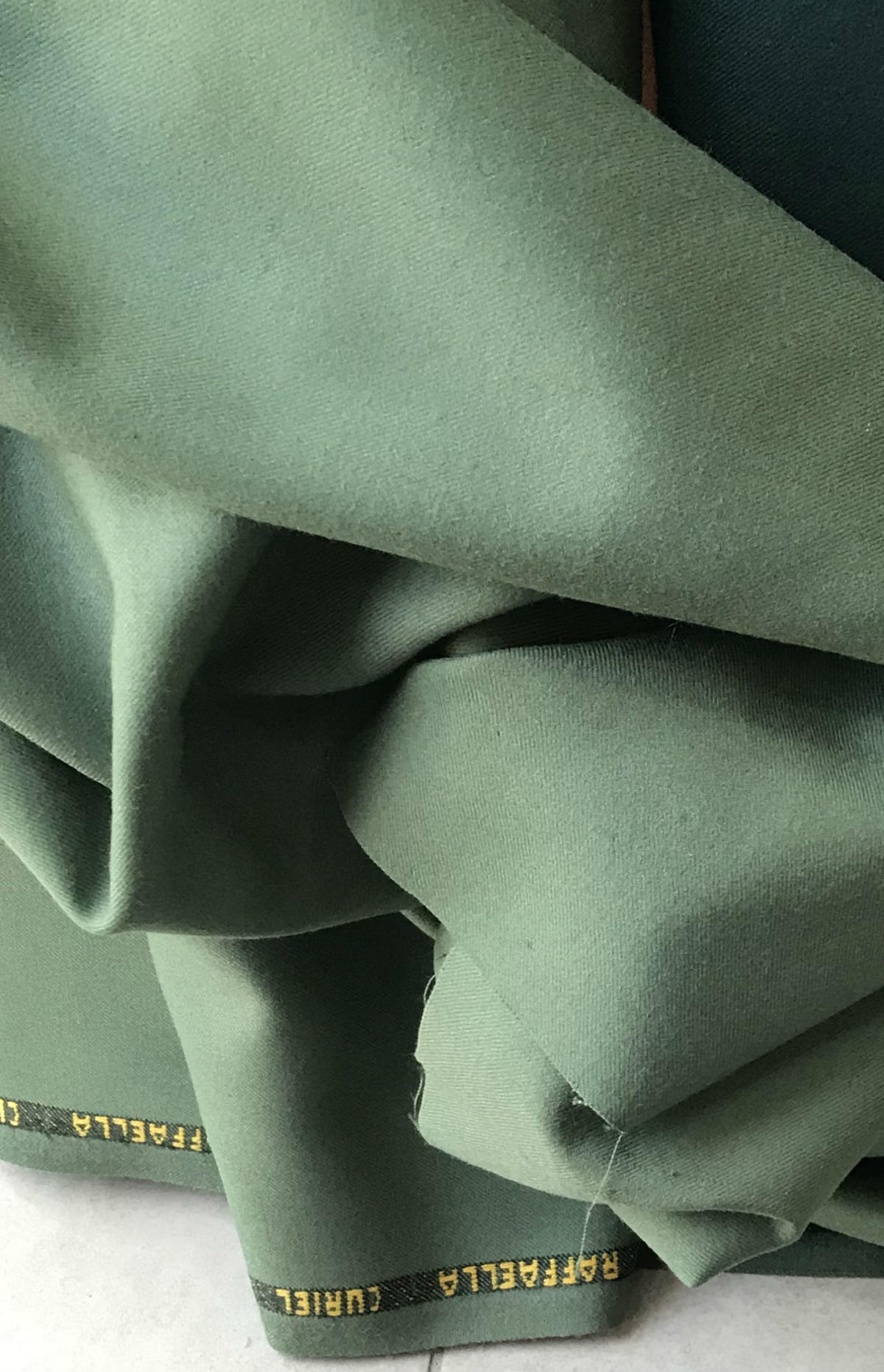 Camel Fawn light brown wool fabric medium weight wool suiting fabric ...